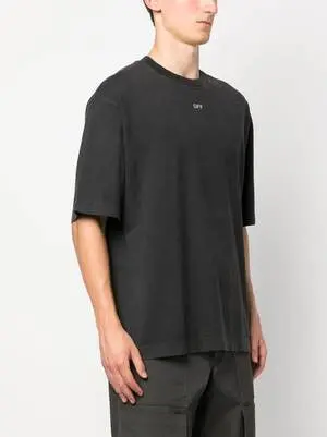 Off-White People-print Cotton T-shirt