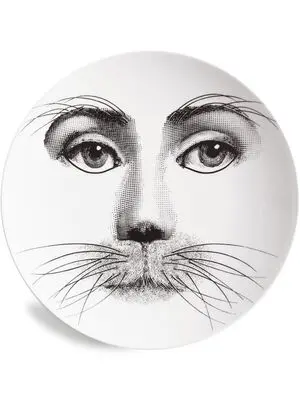 FORNASETTI Tema E Variazioni N.311 Wall Plate - White