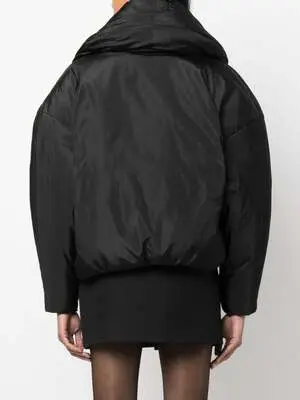 Saint Laurent Shawl-lapel Padded Silk Jacket