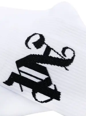 Palm Angels Logo Socks