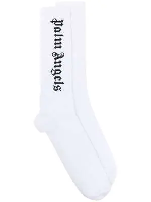 Palm Angels Ribbed Socks For Men