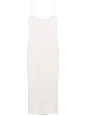 Simkhai Caspian Bustier-style Midi Dress - White