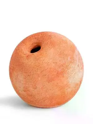 ORIGIN MADE Small Salt Clay Vase (12cm) Orange