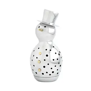 NAMBE Snowman Tealight Luminary - Silver