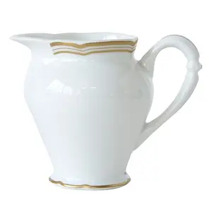 Bernardaud Pompadour Creamer - White/gold