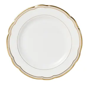 Bernardaud Pompadour Bread & Butter Plate - White/gold