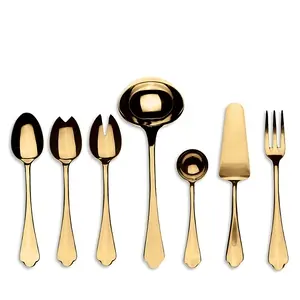 MEPRA Dolce Vita 7 Piece Serving Set - Gold