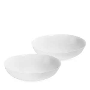 RICHARD BRENDON Medium Coupe Bowl, Set Of 2 - White