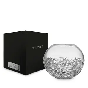 ORREFORS Carat Globe Large Vase - Clear