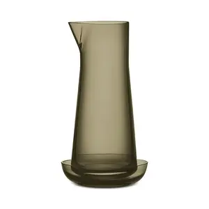ORREFORS Informal Carafe With Small Bowl - Olive