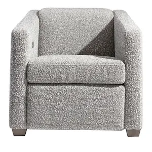 BERNHARDT Covina Fabric Power Recliner - Gray