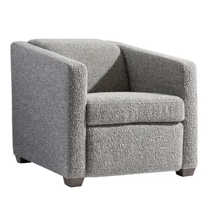 BERNHARDT Covina Fabric Power Recliner - Gray