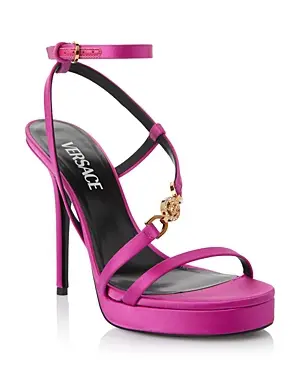 Versace Versace Strappy Stiletto Platform Sandals Warterlily