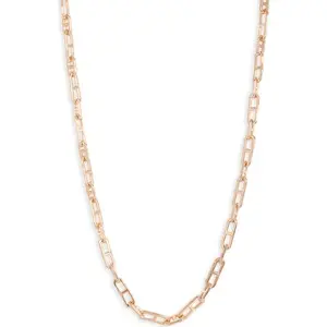 SHYMI Bar Paper Clip Chain Necklace - Gold