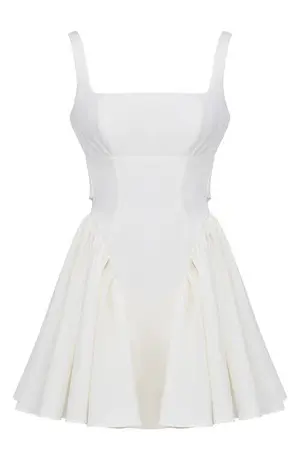 florianne black bow mini dress Manetica Black Bow Mini Dress with Diamond Straps M