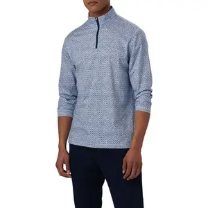 Bugatchi Quarter Zip Sport Tops For Men