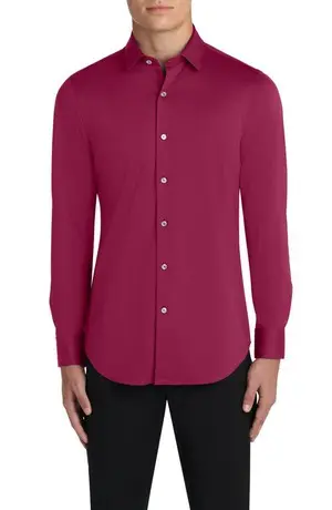 Bugatchi James Ooohcotton® Button-up Shirt Berry