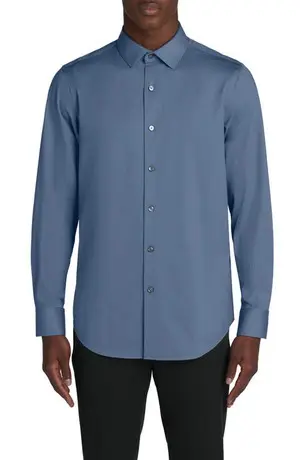 Bugatchi James Ooohcotton® Button-up Shirt Slate