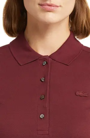 Lacoste X Bandier Slim Fit Piqué Polo - Zinfandel