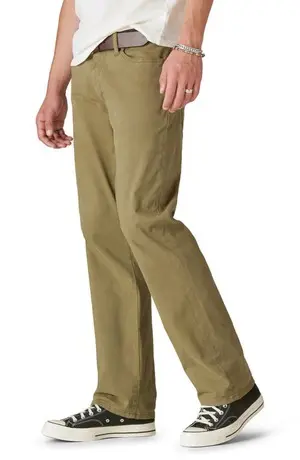 Lucky Brand 333 Straight Fit Stretch Cotton Pants