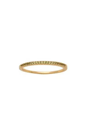 MADE BY MARY MADE BY MARY Birthstone Stacking Ring Gold August