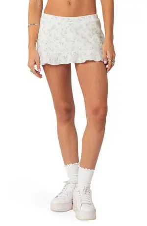 EDIKTED Daydream Floral Mini Skirt