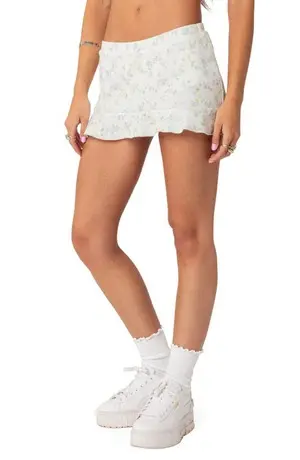 EDIKTED Daydream Floral Mini Skirt