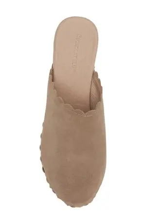CHOCOLAT BLU Gemini Platform Clog - Taupe Suede