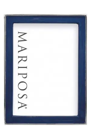 MARIPOSA Signature Enamel Picture Frame - Blue