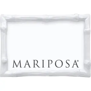 MARIPOSA Sand Cast Aluminum Picture Frame - White