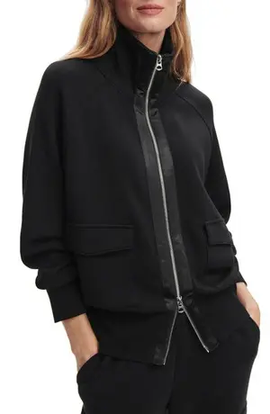 Varley Roxbury Zip-up Sweatshirt - Black