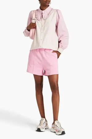 STAND STUDIO Cotton-fleece Shorts - Baby Pink