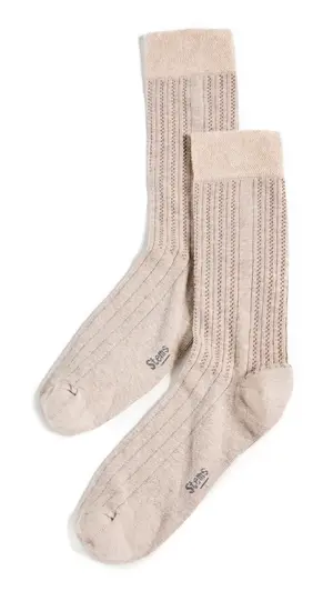 STEMS Lola Cashmere Crew Socks