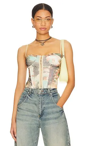 Superdown Ziva Bustier Top
