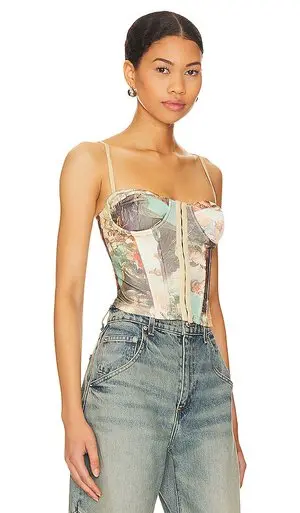 Superdown Ziva Bustier Top