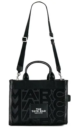Marc Jacobs Marc Jacobs The Monogram Neoprene Medium Tote Bag In Black. Black