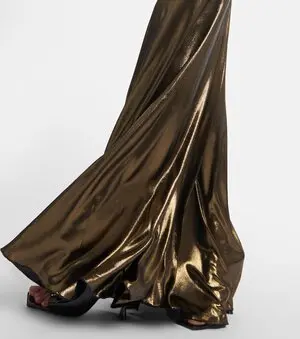 Blumarine Cutout Ruched Gown