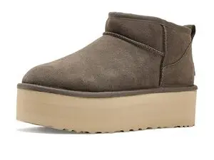 UGG Classic Ultra Mini Platform Boots - Gray