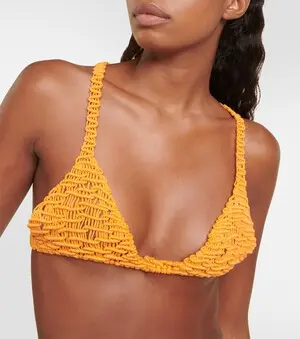 ROBERTA EINER Beaded Cotton Bralette