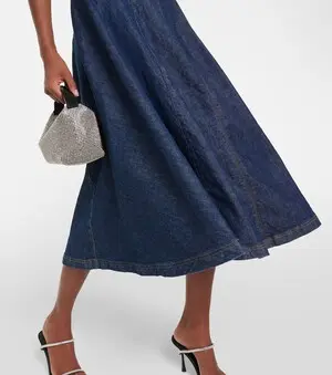 Simkhai Cici Denim Midi Dress