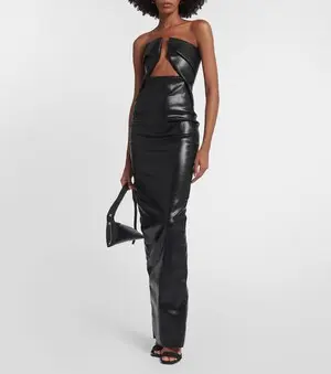 Rick Owens Strapless Gown - Black