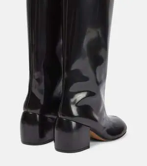 Dries Van Noten Leather Knee-high Boots