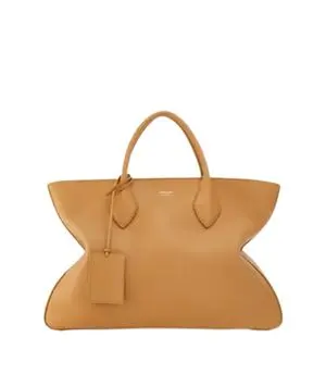 FERRAGAMO Star-Shaped Tote Bag Light Camel