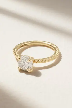 David Yurman Chatelaine 18-karat Diamond Ring - Gold