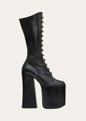 Marc Jacobs Runway Kiki Multi Buckle Boots - Black