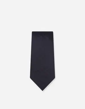 Dolce & Gabbana 8-cm Silk Jacquard Blade Tie With Dg Logo - Blue