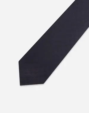 Dolce & Gabbana 8-cm Silk Jacquard Blade Tie With Dg Logo - Blue