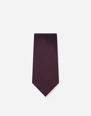 Dolce & Gabbana 8-cm Silk Jacquard Tie With Dg Logo - Purple