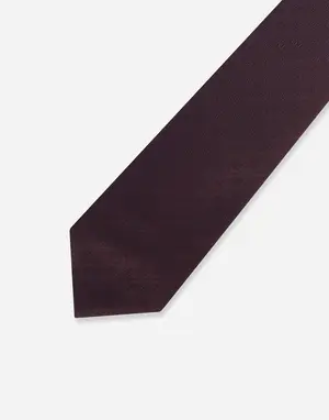 Dolce & Gabbana 8-cm Silk Jacquard Tie With Dg Logo - Purple