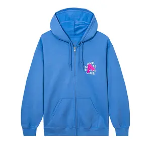 ANTI SOCIAL SOCIAL CLUB A Is For Zip Hoodie - Blue